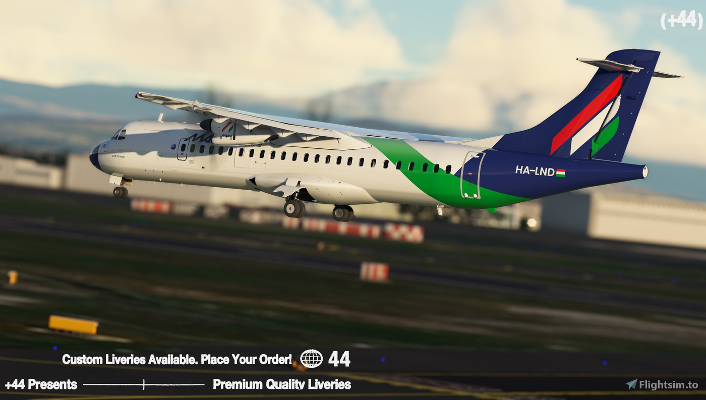 Malev Hungarian Airlines (HA-LND) ATR 72-600 - 8K for Microsoft Flight Simulator | MSFS
