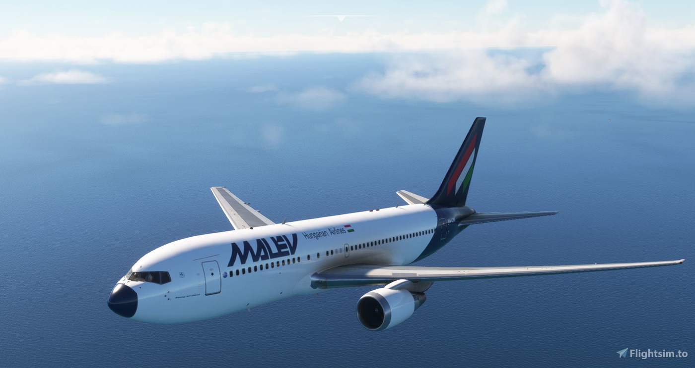 Malev Hungarian Airlines livery for RHDSimulations Boeing 767-200ER for ...