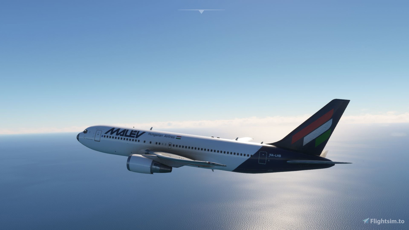 Malev Hungarian Airlines livery for RHDSimulations Boeing 767-200ER 对于 Microsoft Flight ...
