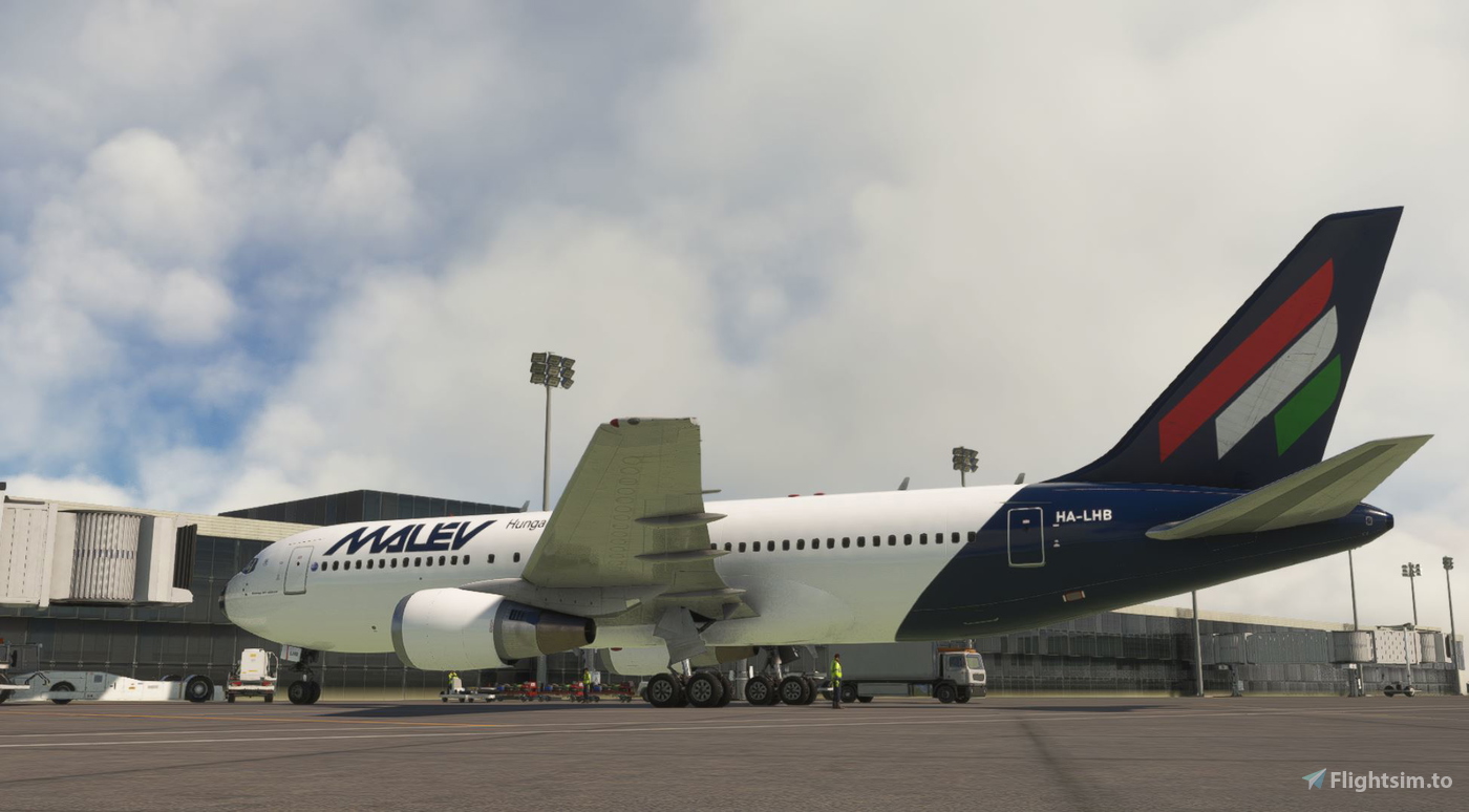 Malev Hungarian Airlines livery for RHDSimulations Boeing 767-200ER for Microsoft Flight ...