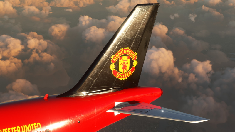 Air Asia Manchester United | 4k for Microsoft Flight Simulator | MSFS