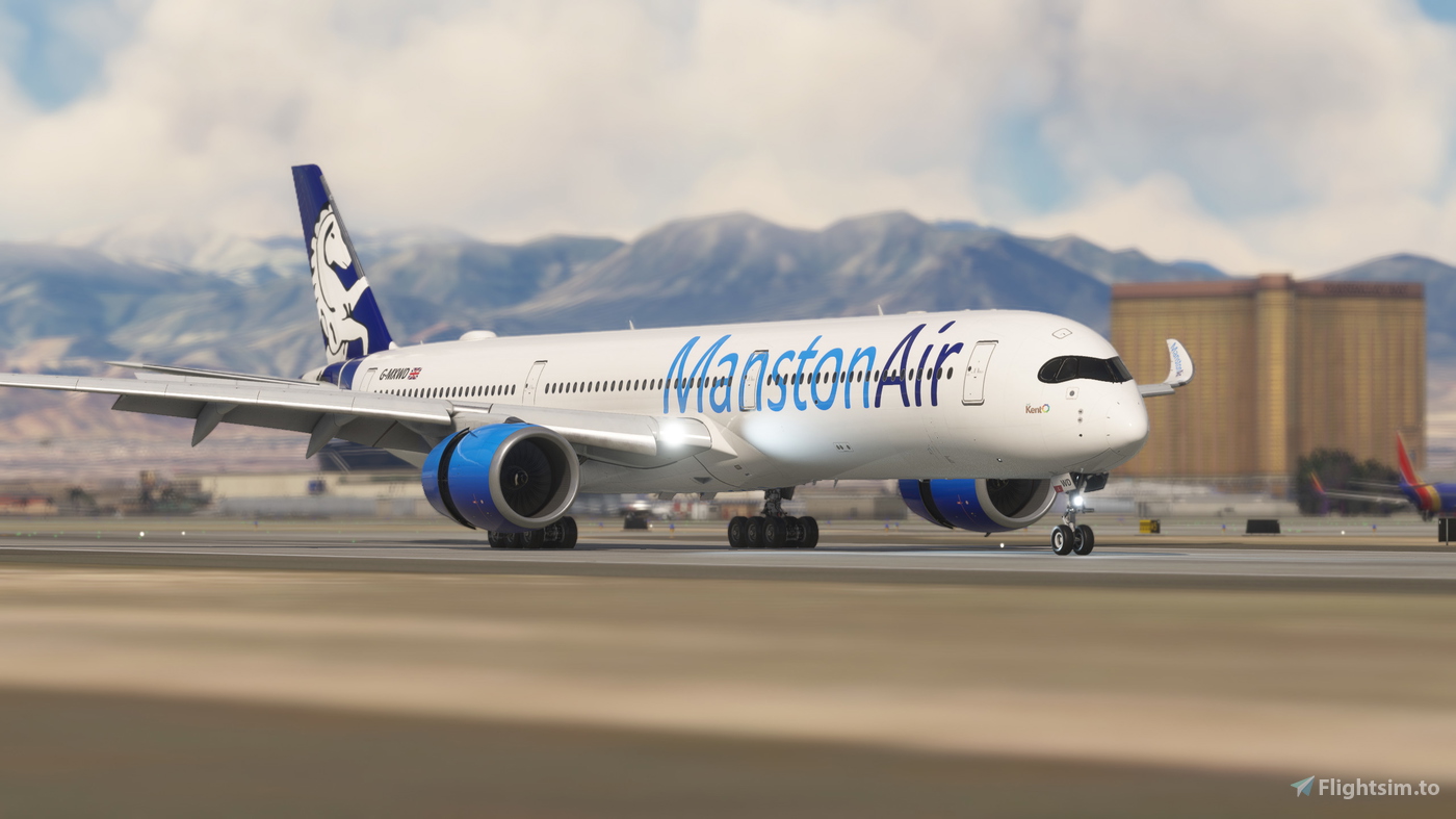 Manston Air Airbus A350-1000 Pack for Microsoft Flight Simulator | MSFS