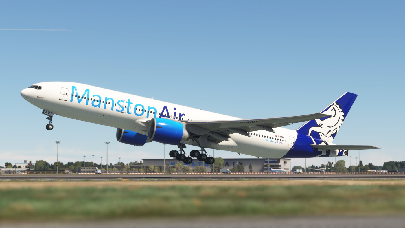 Manston Air Boeing 777-200ER Pack 对于 Microsoft Flight Simulator | MSFS