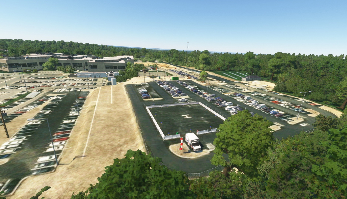 Mather Hospital (NK67) Temporary Construction Pad for Microsoft Flight ...