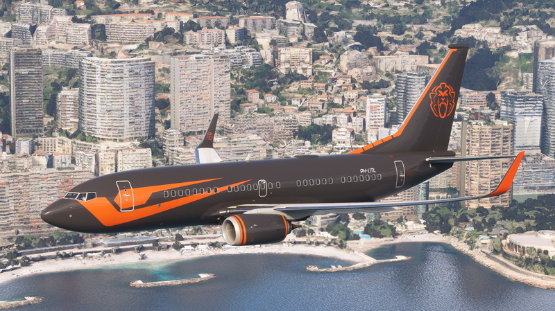 Max Verstappen's Private Jet | PH-UTL PMDG BBJ (FICTIONAL) for ...