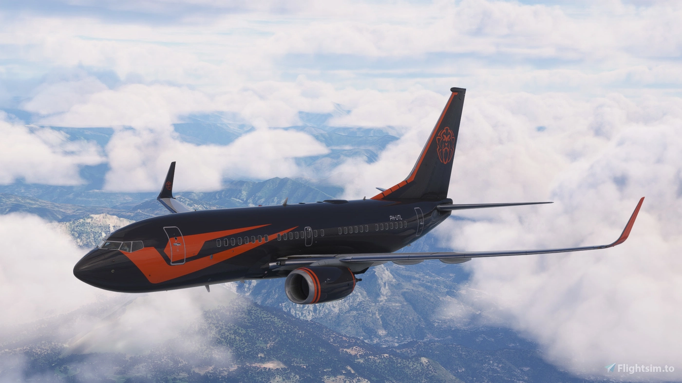 Max Verstappen's Private Jet | PH-UTL PMDG BBJ (FICTIONAL) for ...