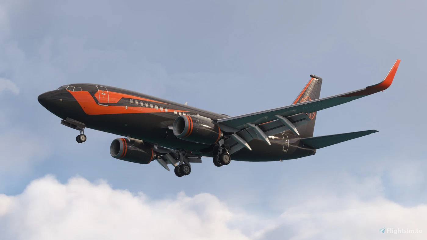 Max Verstappen's Private Jet | PH-UTL PMDG BBJ (FICTIONAL) for ...