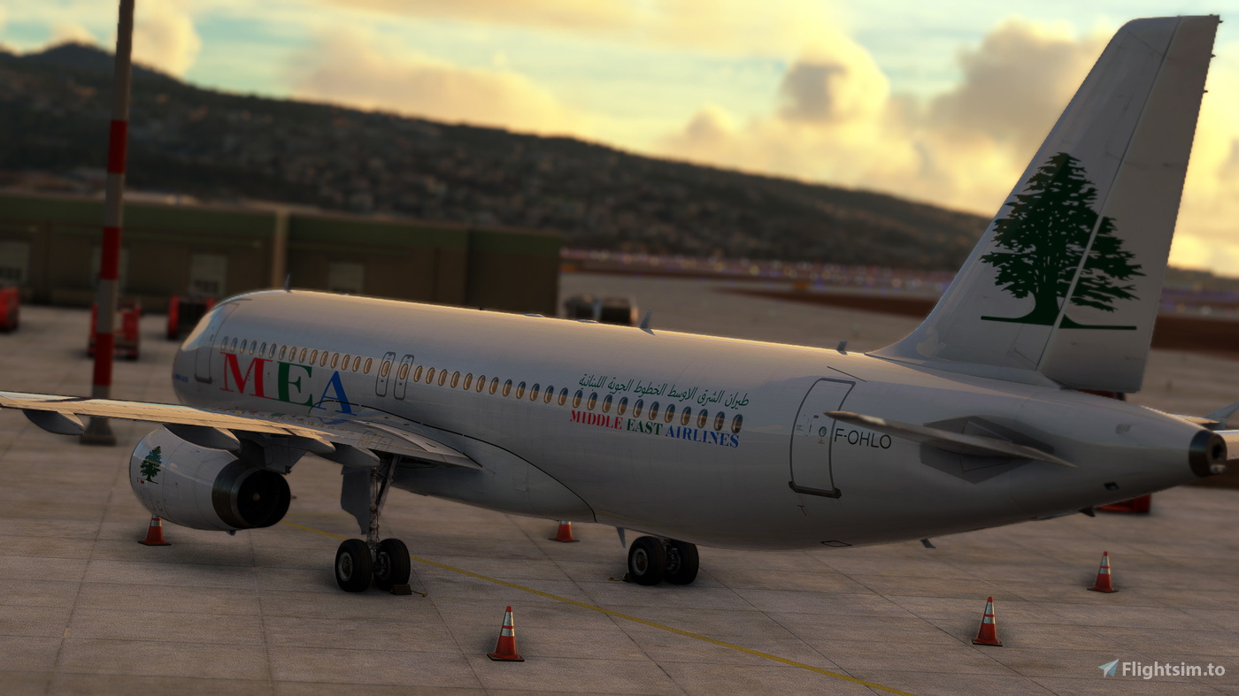 [MEA] Middle East Airline A320 F-OHLO for Microsoft Flight Simulator | MSFS