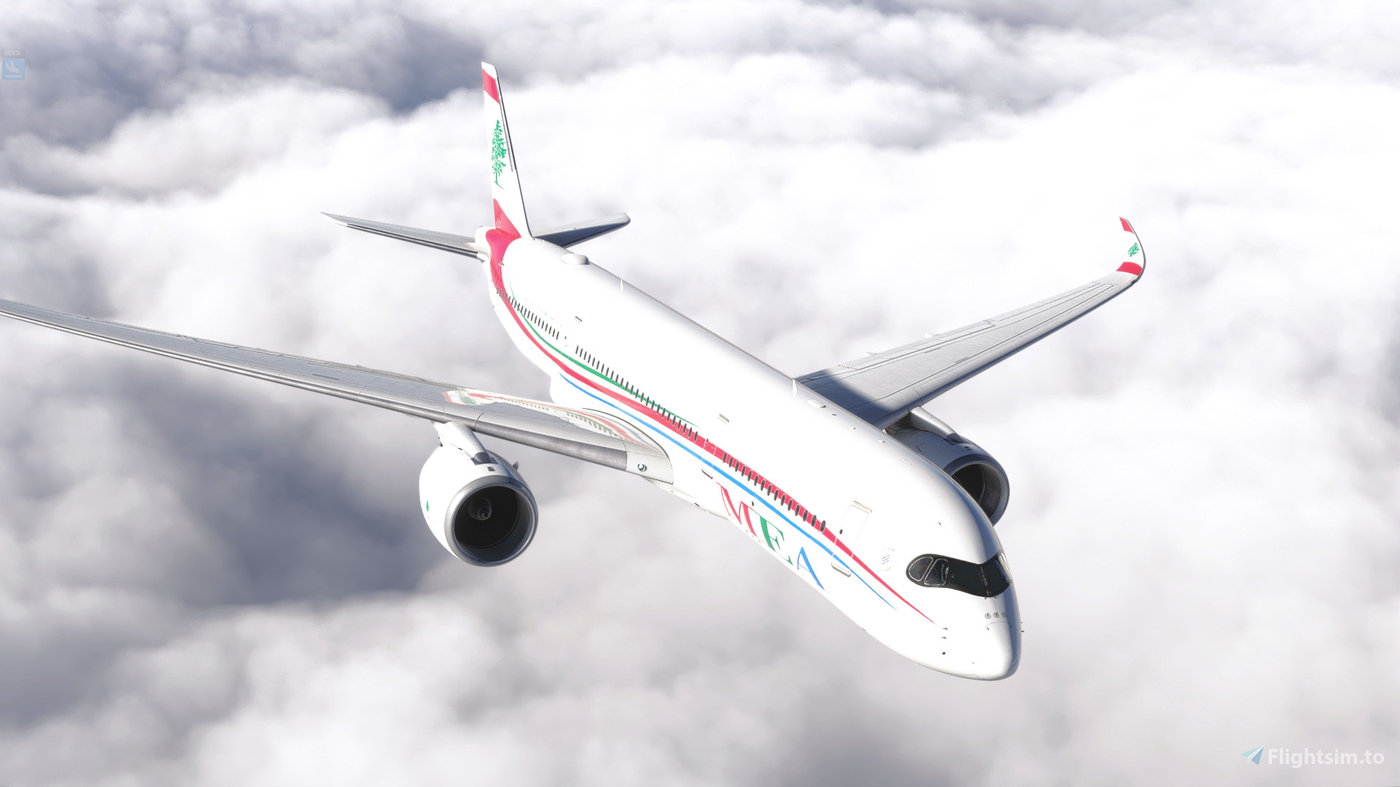 [MEA] Middle East Airlines | Fictional | iniBuilds A350-900 对于 Microsoft Flight Simulator | MSFS