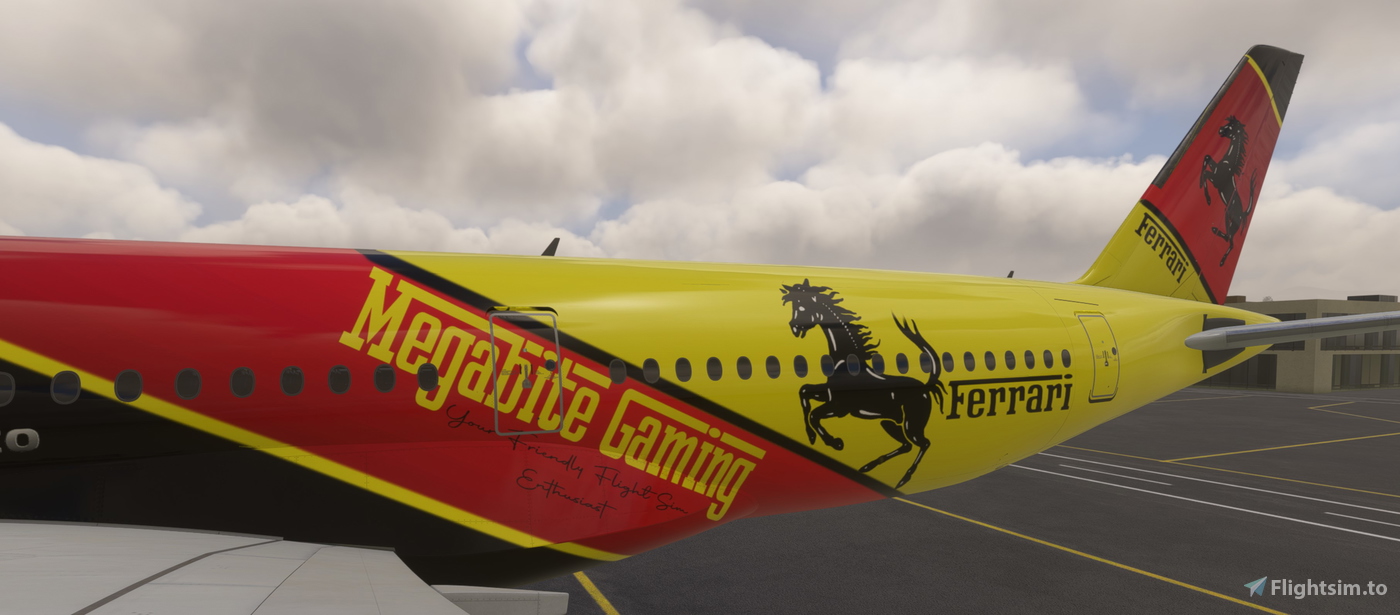 Megabite Gaming - A350-900 Ferrari F1 のために Microsoft Flight Simulator ...