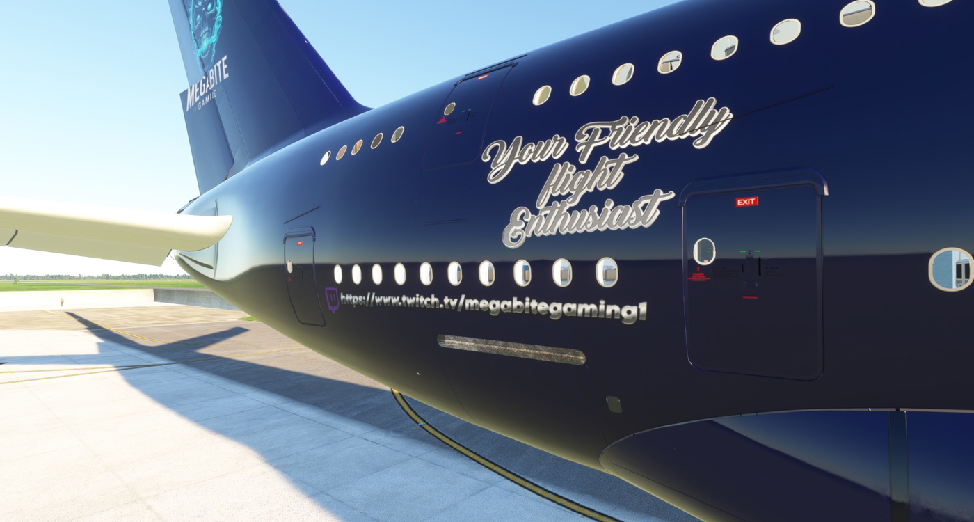 Megabite Gaming PS Tribute A380 for Microsoft Flight Simulator | MSFS
