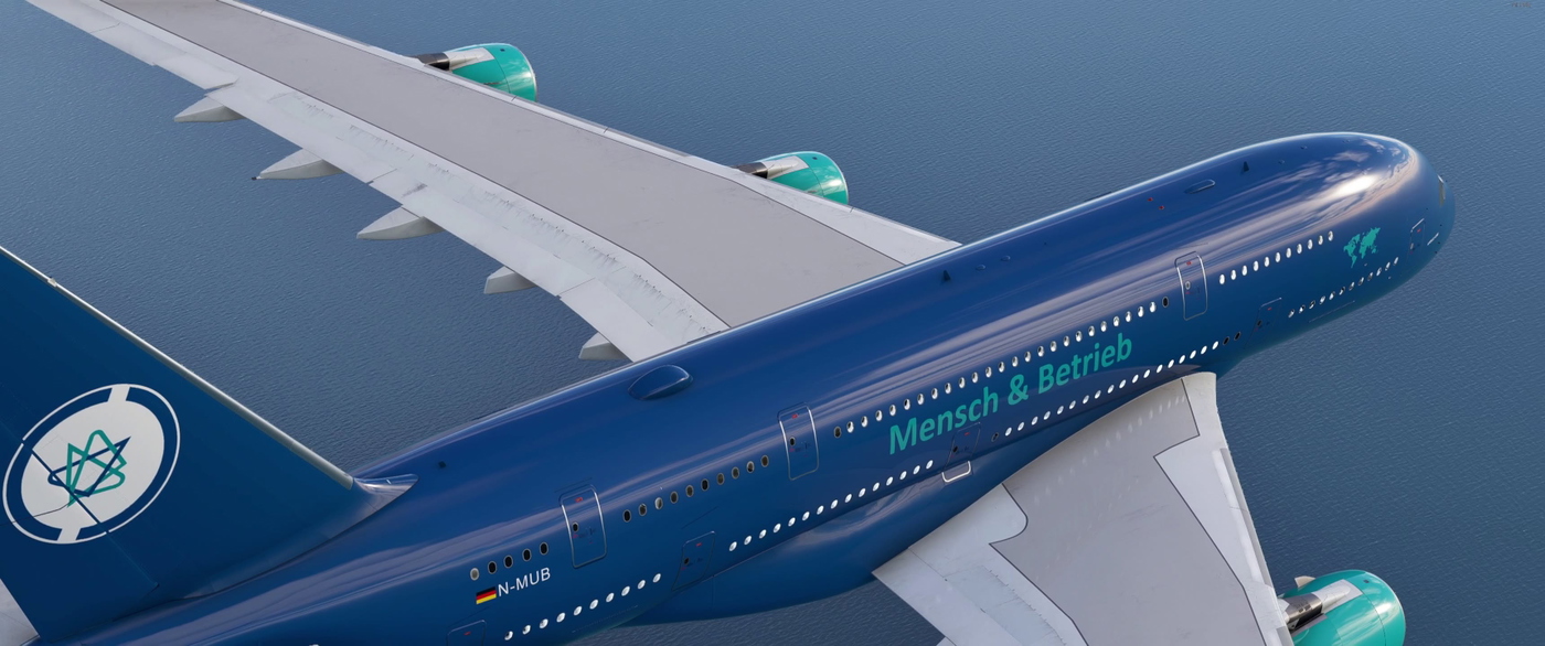 Mensch & Betrieb - FlyByWire A380X for Microsoft Flight Simulator | MSFS