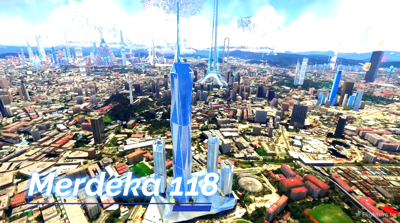 Merdeka 118 Microsoft Flight Simulator