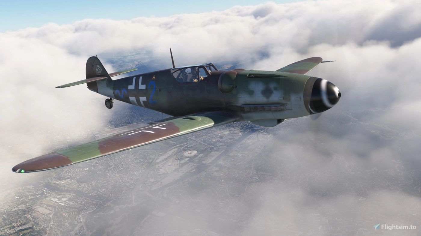 Messerschmitt Bf 109G-14 W.Nr. 462892 "Blaue 2" 16./JG 53 for Microsoft ...