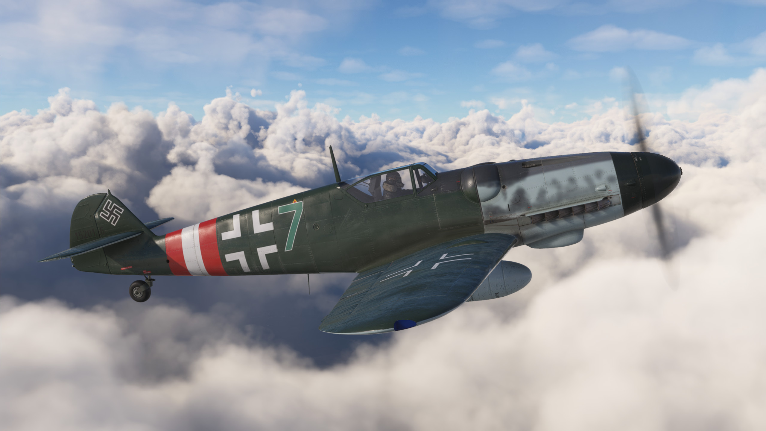 Messerschmitt Bf 109G-10 W.Nr. 152016 "Grune 7" III./JG 6 - MSFS Add-on ...