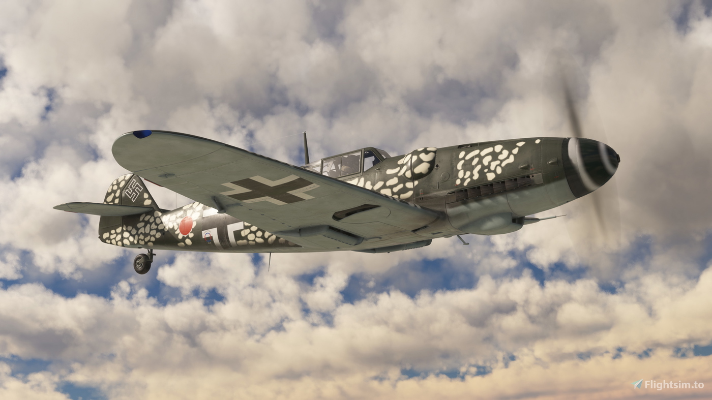 Messerschmitt Bf 109G-6 "Rote 10" 4./JG 5 "Eismeer" for Microsoft Flight Simulator | MSFS