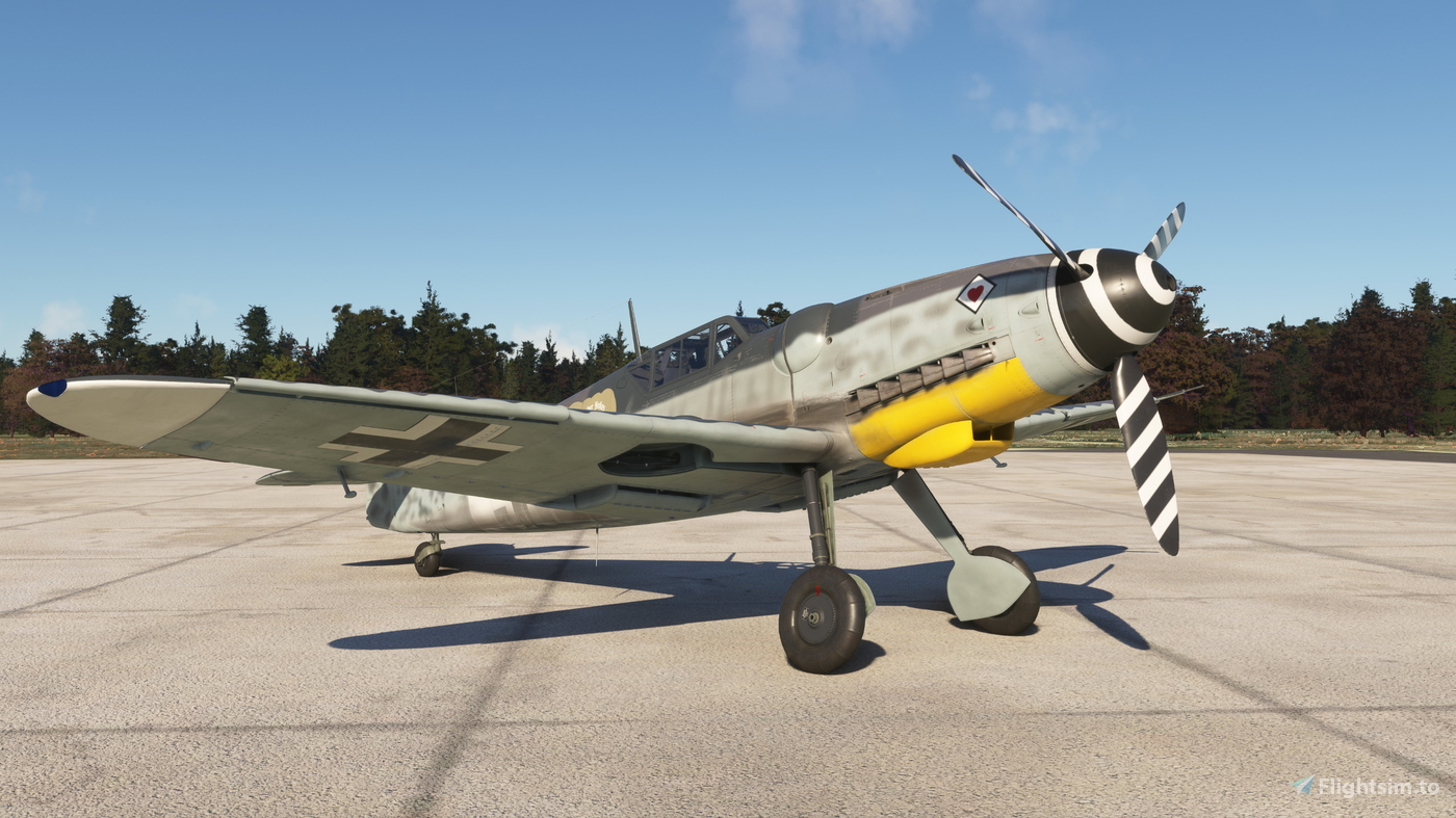 Messerschmitt Bf 109G-6 "Gelbe 16" 9./JG 77 for Microsoft Flight Simulator | MSFS