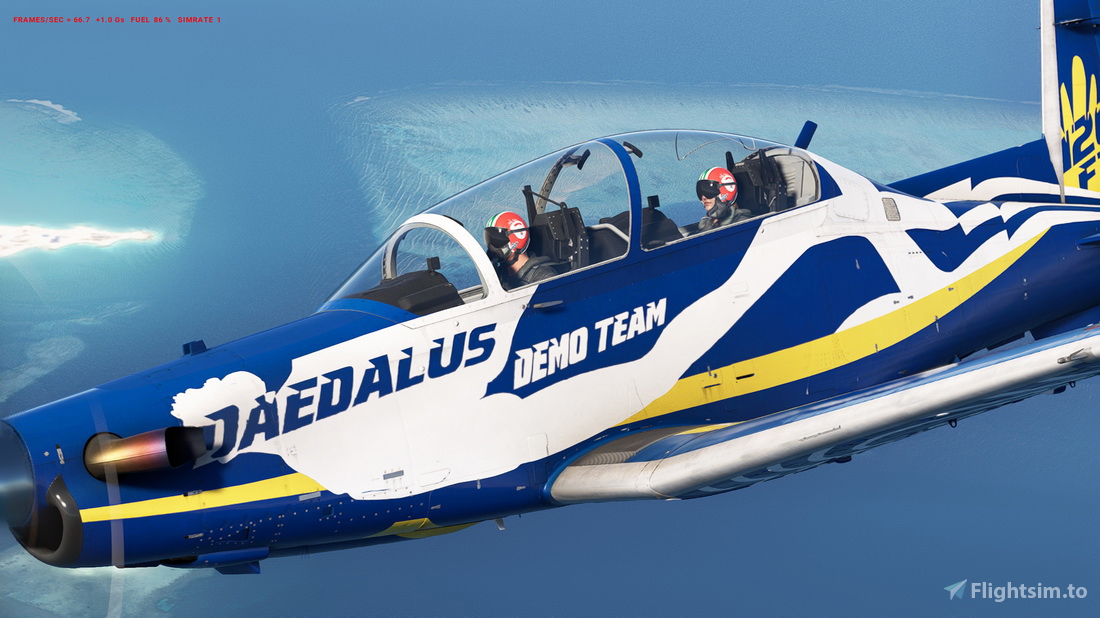 MF_T-6A_DAEDALUS_DEMO-TEAM for Microsoft Flight Simulator | MSFS