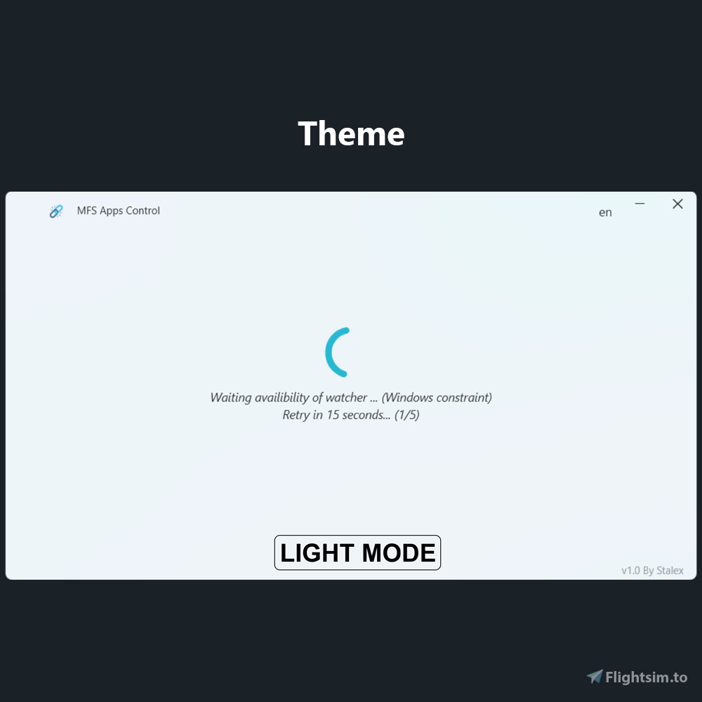 MFS Apps Control para Microsoft Flight Simulator | MSFS