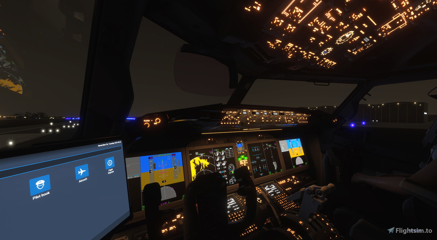 MFS2024 Asobo B737 Max Lighting Mod for Microsoft Flight Simulator | MSFS