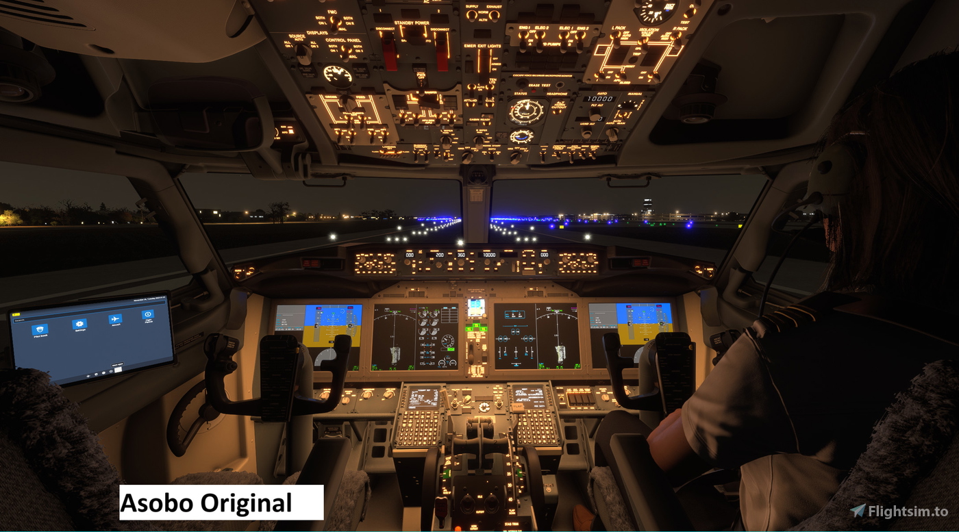MFS2024 Asobo B737 Max Lighting Mod for Microsoft Flight Simulator | MSFS