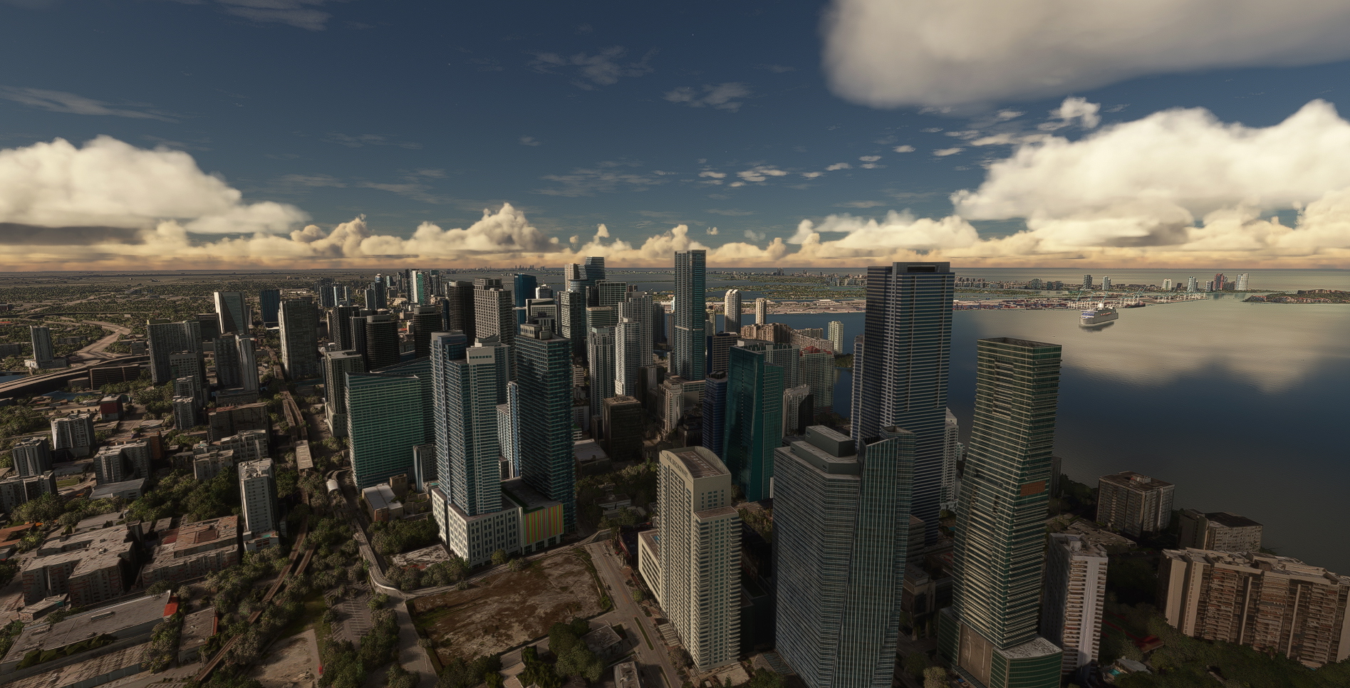 SamScene3D - Miami Modern City for Microsoft Flight Simulator | MSFS