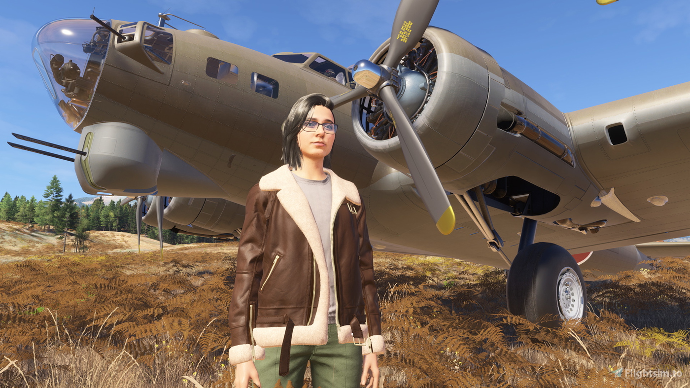 Microprose B-17G Japanese Captured Livery のために Microsoft Flight ...