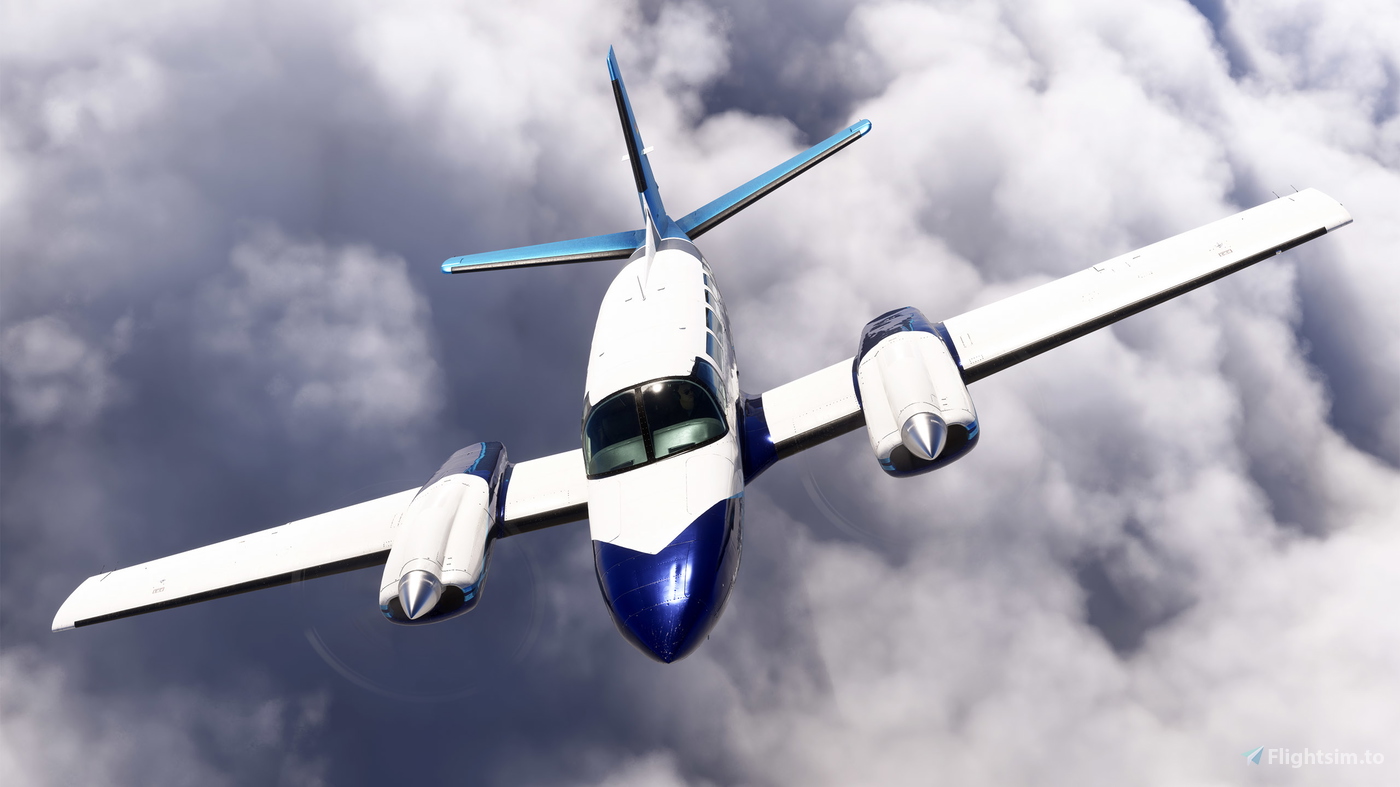 Microsoft Cessna 404 Titan - Aerowest D-IAPD (Dynamic Registration) for ...