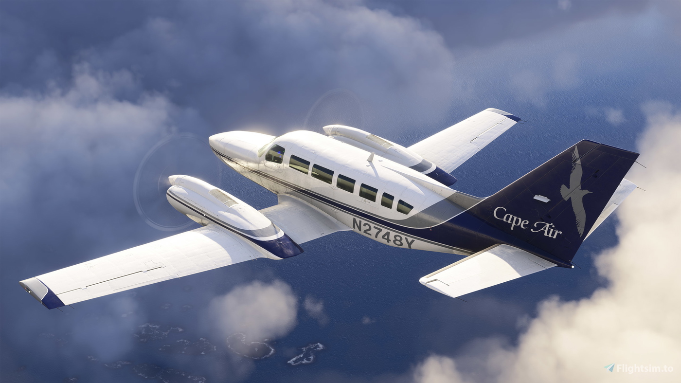 Microsoft Cessna 404 Titan - Cape Air (N2748Y) for Microsoft Flight Simulator | MSFS