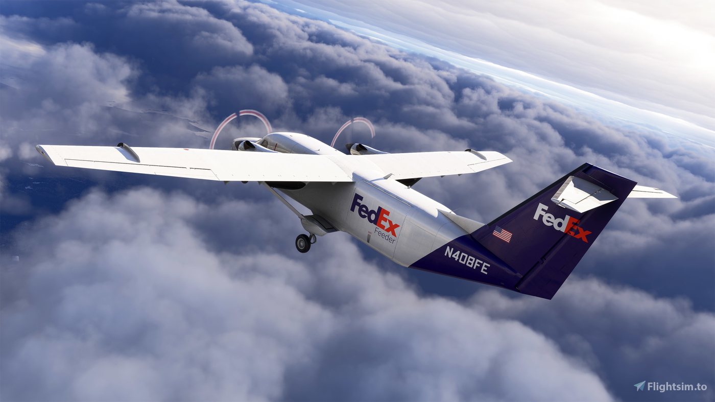 Microsoft Cessna 408 SkyCourier - FedEx (N408FE) for Microsoft Flight ...