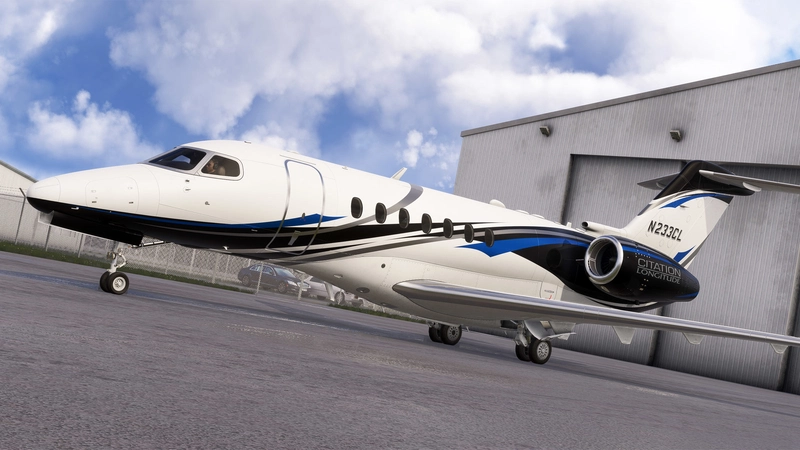 Microsoft Cessna Citation Longitude - N233CL (Dynamic Registration) for ...