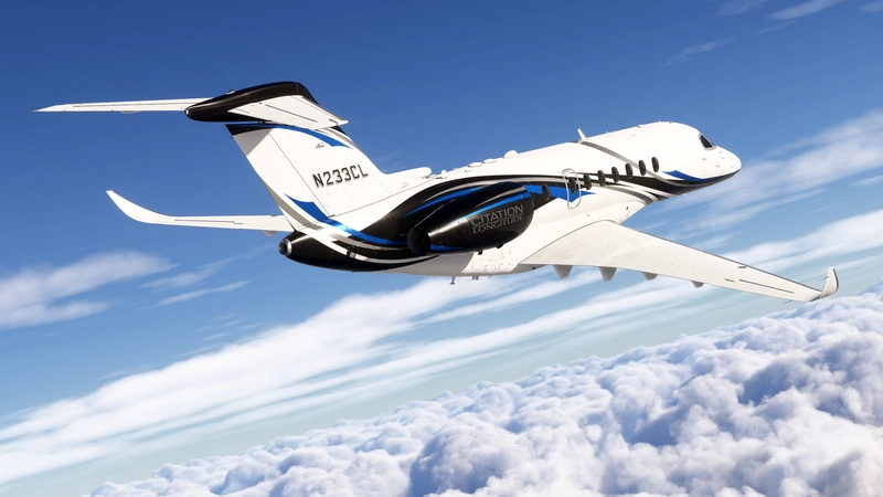 Microsoft Cessna Citation Longitude - N233CL (Dynamic Registration) for ...