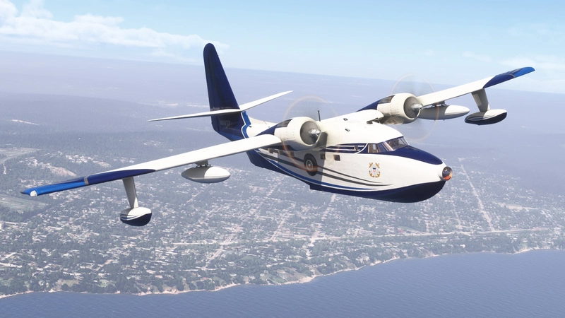 Microsoft Grumman HU-16 Albatross - N99TP (Dynamic Registration) for Microsoft Flight Simulator ...