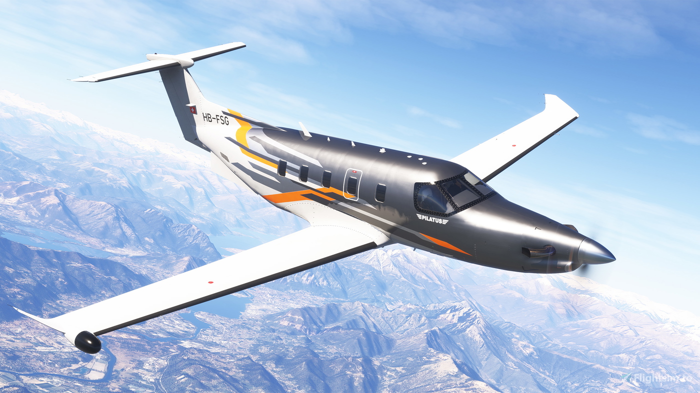 Microsoft Pilatus PC-12 NGX - HB-FPP (Dynamic Registration) para Microsoft Flight Simulator | MSFS