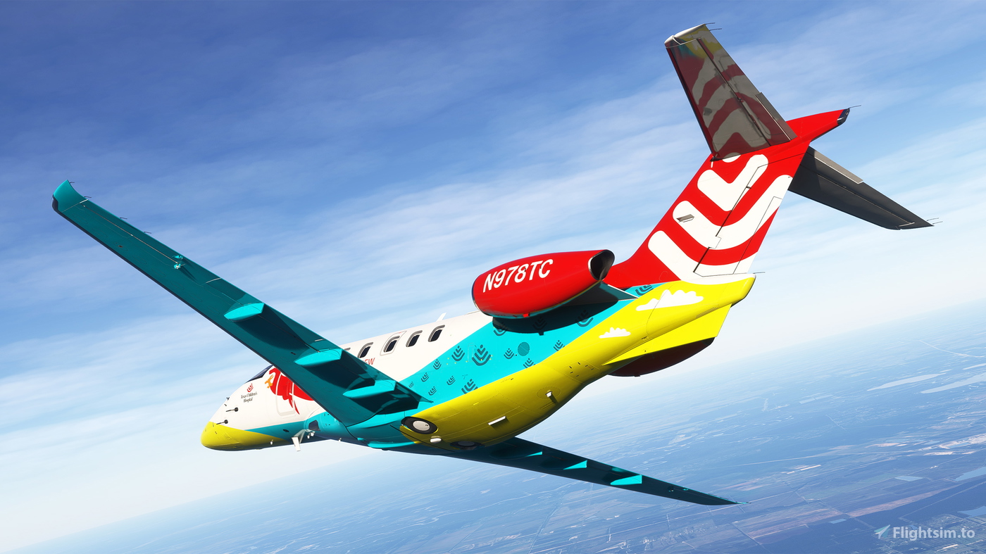 Microsoft Pilatus PC-24 - Texas Children's Hospital (N978TC) für ...