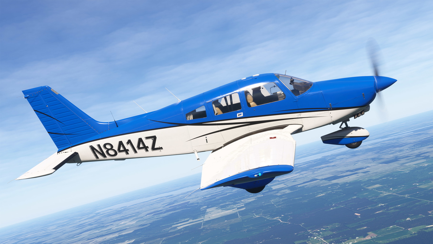 Microsoft Piper PA-28-236 Dakota - N8414Z (Dynamic Registration) pro ...