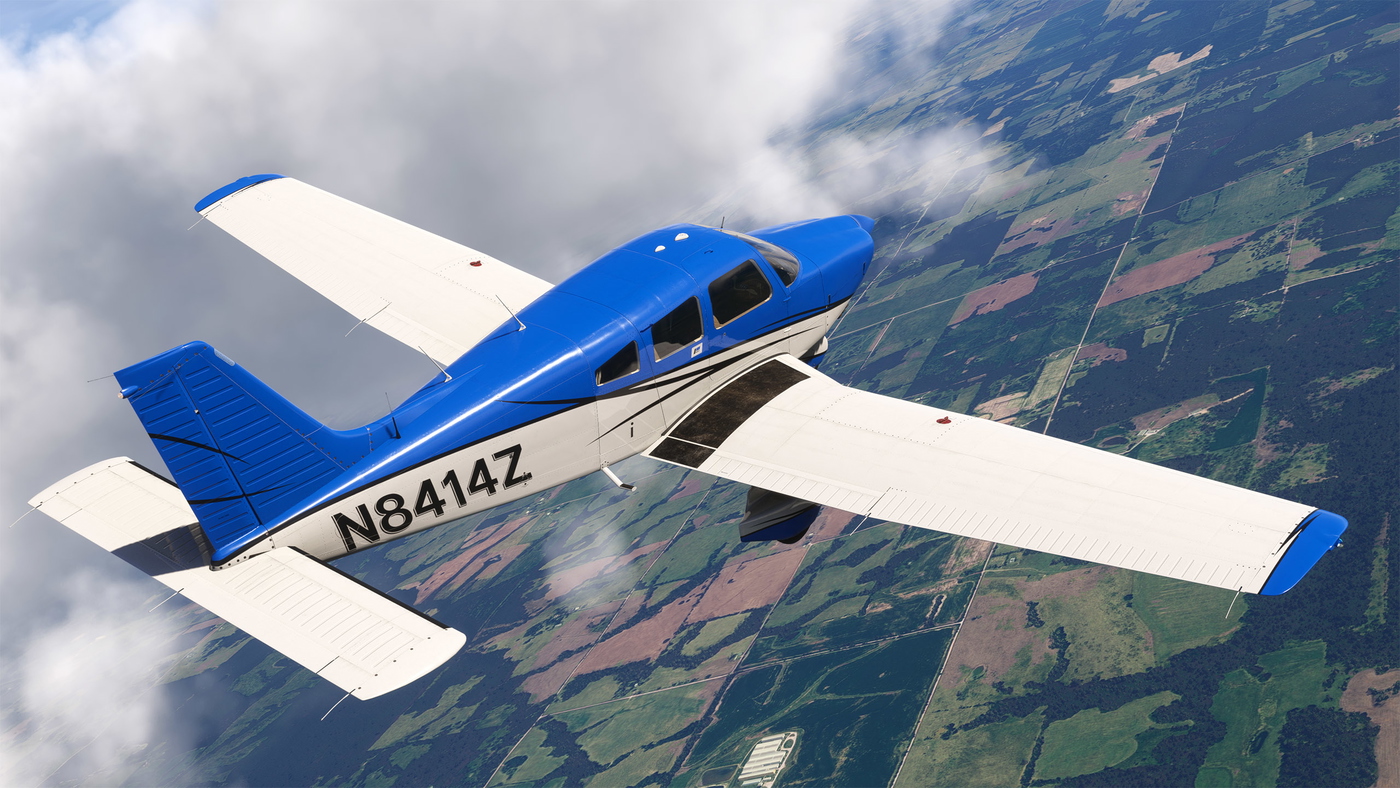 Microsoft Piper PA-28-236 Dakota - N8414Z (Dynamic Registration) pro ...