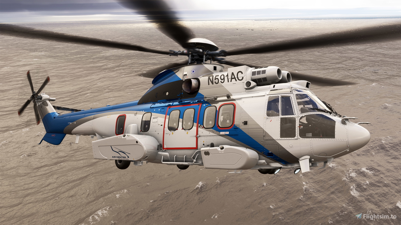 Microsoft/HPG Airbus H225 - Air Center Helicopters N591AC のために Microsoft Flight Simulator | MSFS
