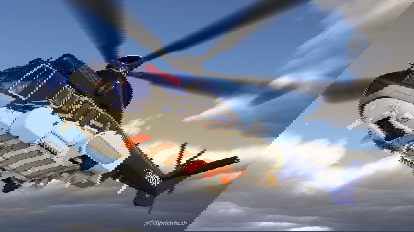Microsoft/HPG Airbus H225 - Bond Offshore Helicopters G-REDV & VH-NWJ ...