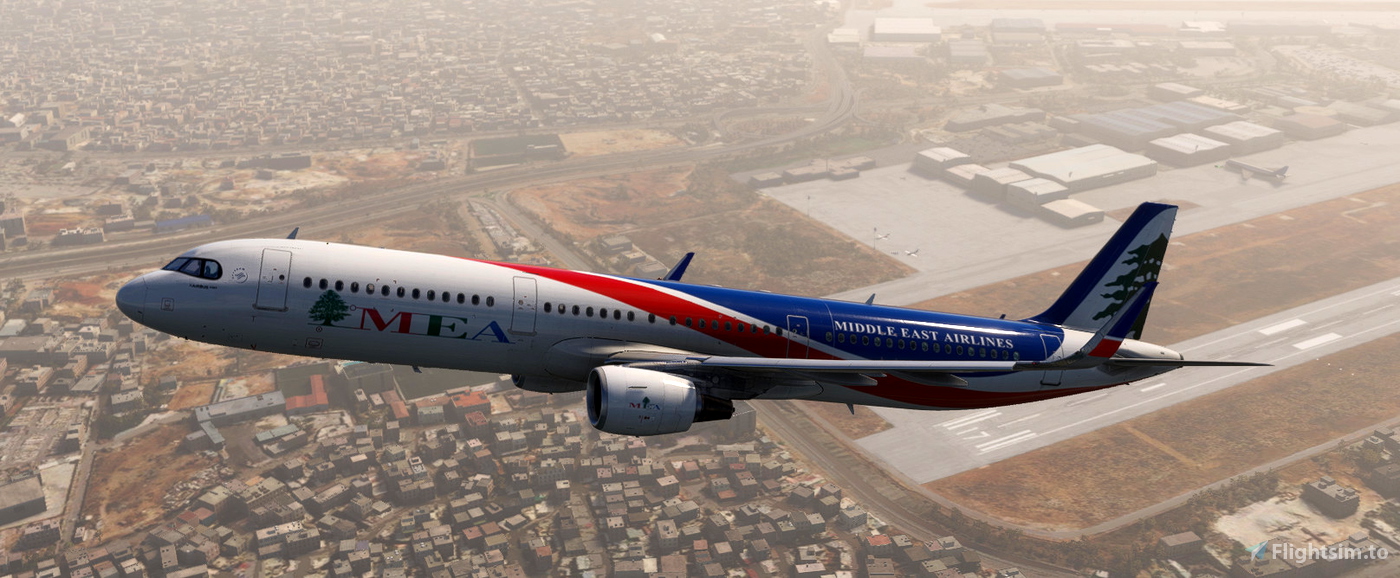 Middle East Airlines (MEA) CFM T7-ME5 | Fenixsim A321 | Requested for Microsoft Flight Simulator ...