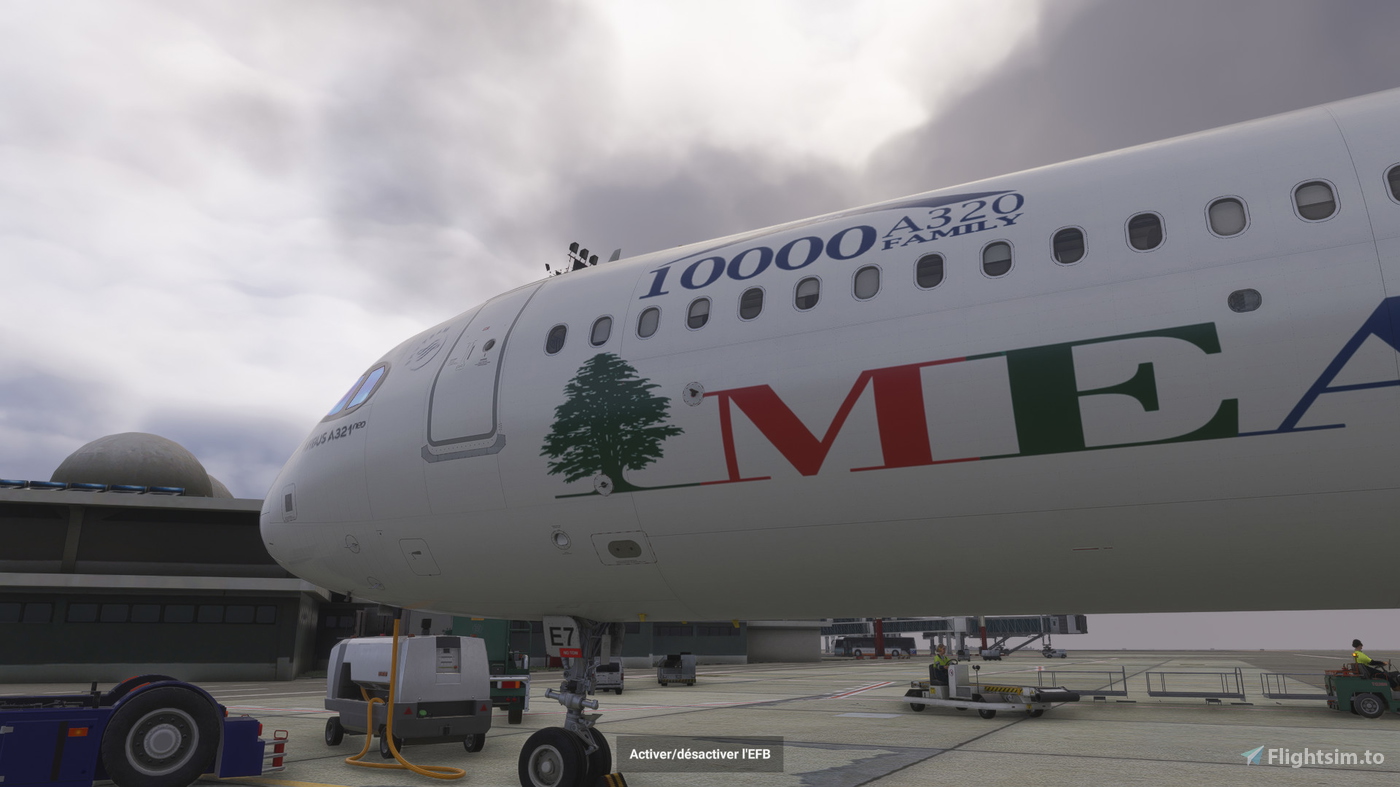 Middle East Airlines MEA T7-ME3 Special MSN10000 livery for Inibuilds ...