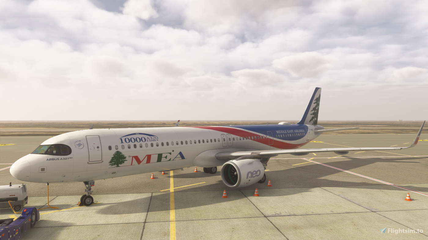 Middle East Airlines MEA T7-ME3 Special MSN10000 livery for Inibuilds ...