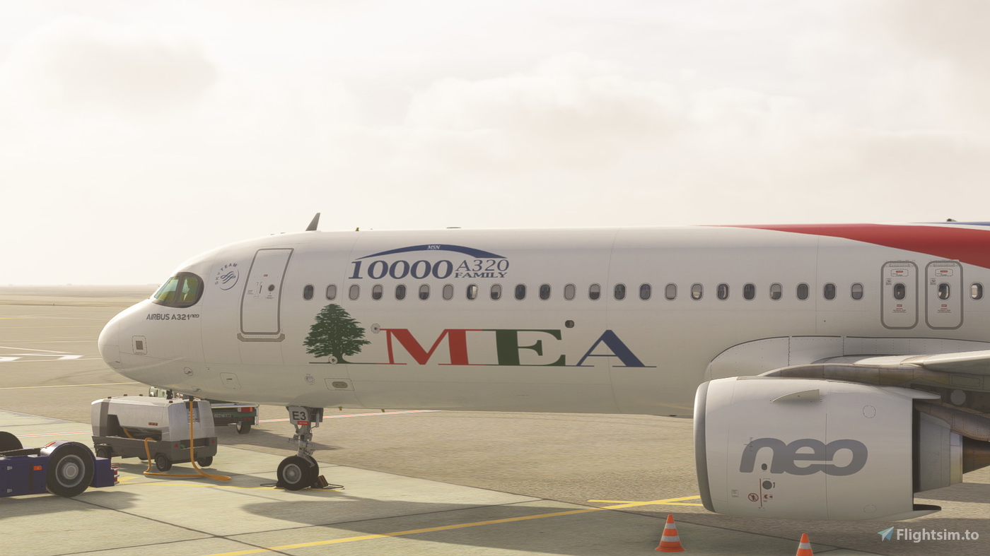 Middle East Airlines MEA T7-ME3 Special MSN10000 livery for Inibuilds ...