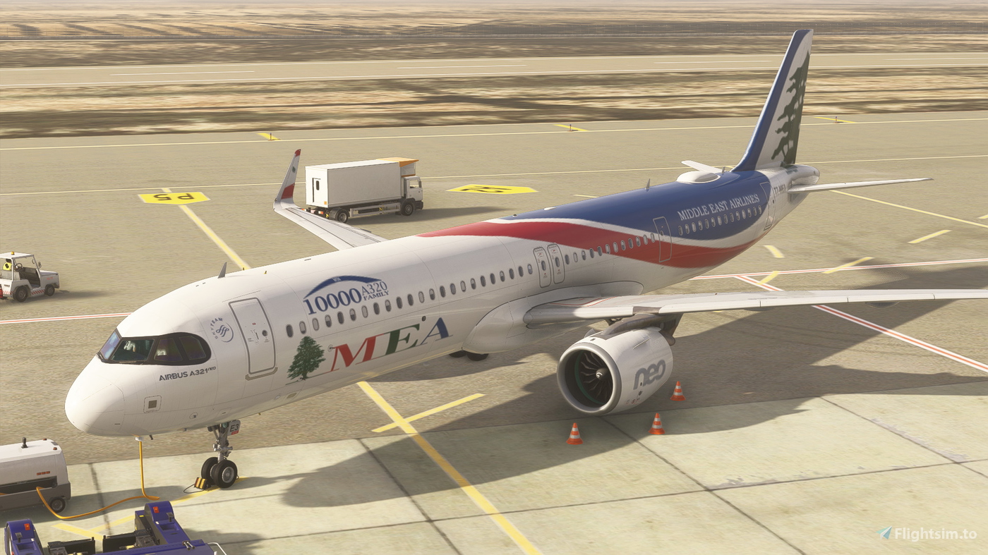 Middle East Airlines MEA T7-ME3 Special MSN10000 livery for Inibuilds ...