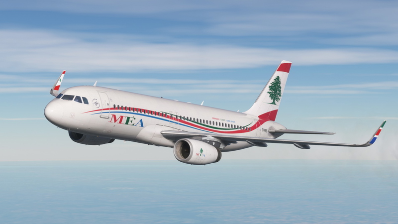 Middle East Airlines (MEA) T7-MRE | Fenix A320 IAE - SL for Microsoft ...