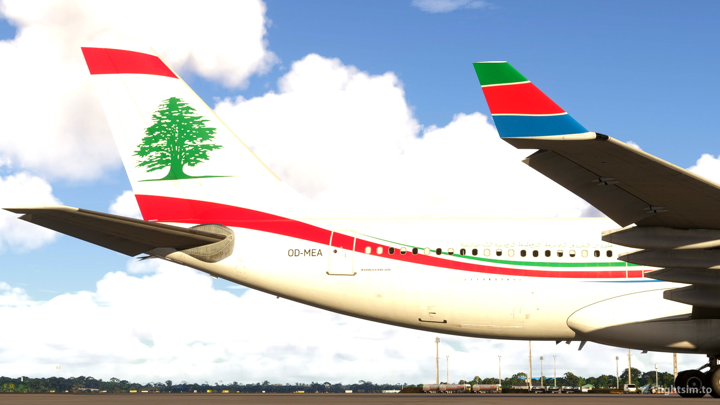 Middle East Airlines OD-MEA | iniBuilds A330-200 | 8K 对于 Microsoft Flight Simulator | Feed
