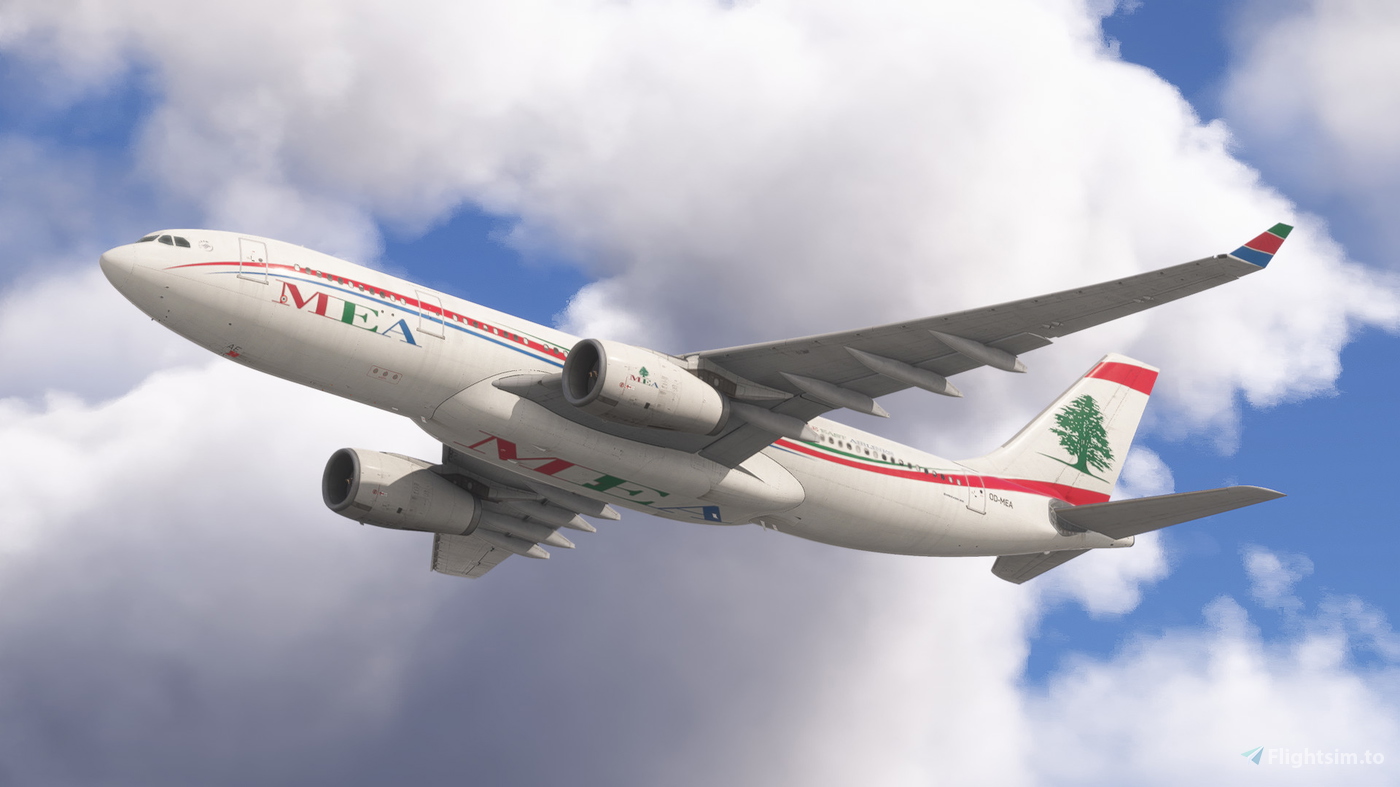 Middle East Airlines OD-MEA | iniBuilds A330-200 | 8K para Microsoft Flight Simulator | MSFS