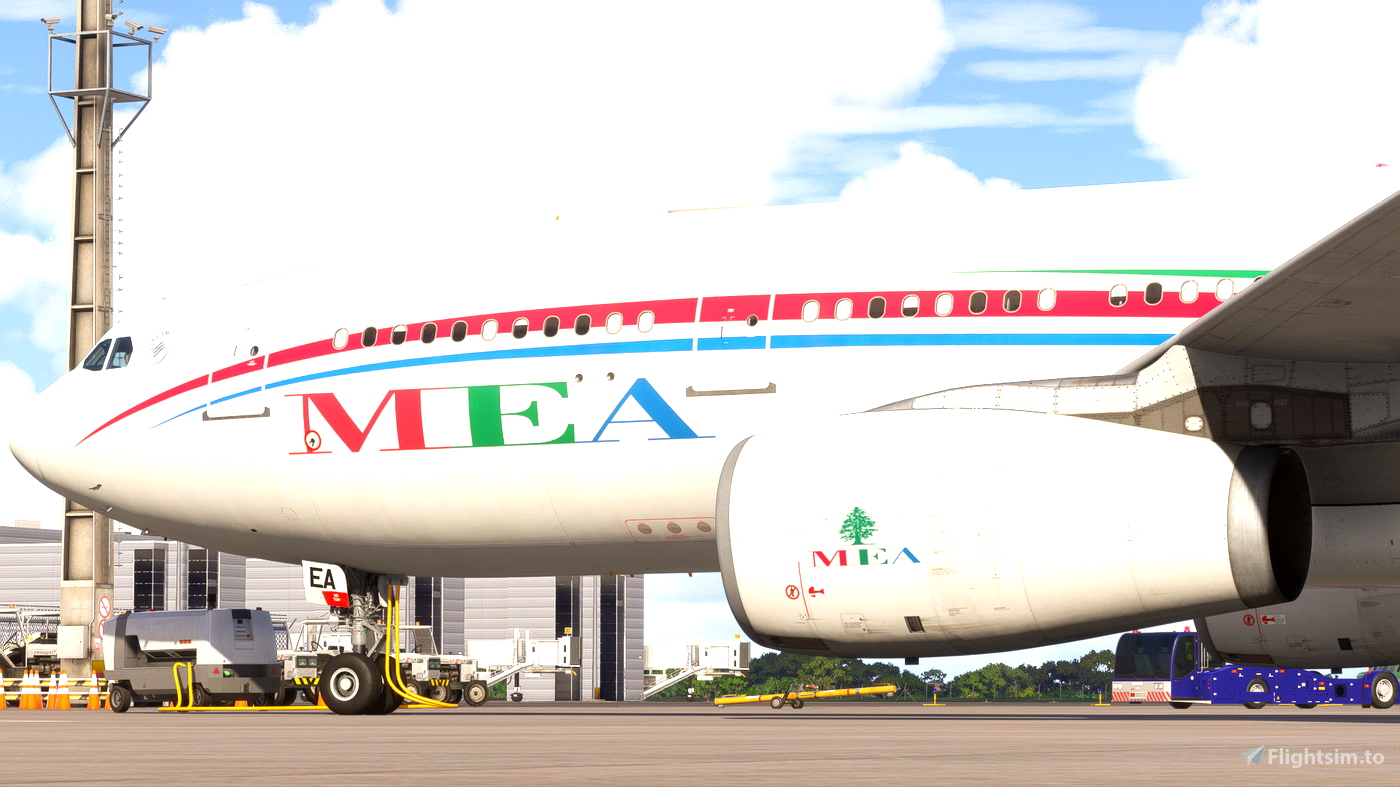 Middle East Airlines OD-MEA | iniBuilds A330-200 | 8K 对于 Microsoft Flight Simulator | Feed