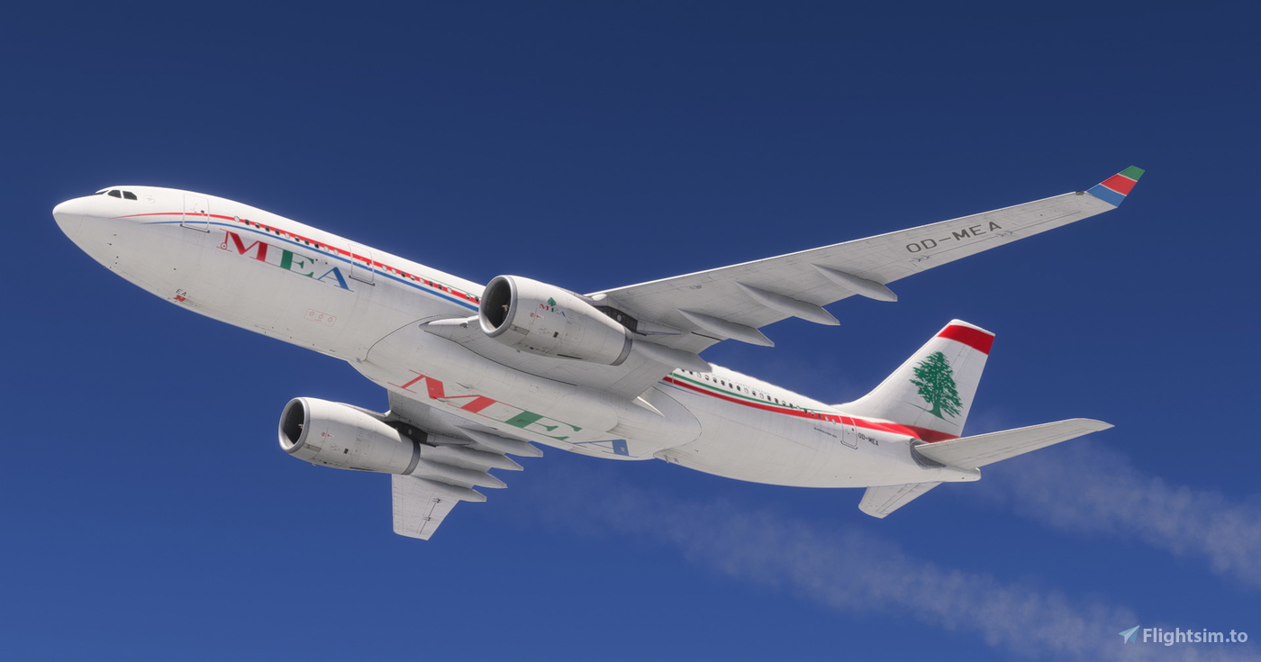 Middle East Airlines OD-MEA | iniBuilds A330-200 | 8K for Microsoft Flight Simulator | MSFS