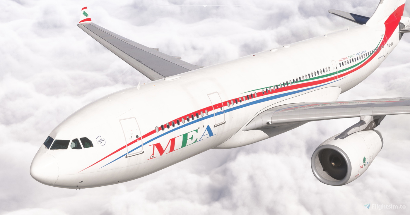 Middle East Airlines OD-MEA | iniBuilds A330-200 | 8K for Microsoft Flight Simulator | MSFS